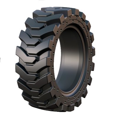 Solid tire 14,00-24 with rim for Telehandlers TL1255